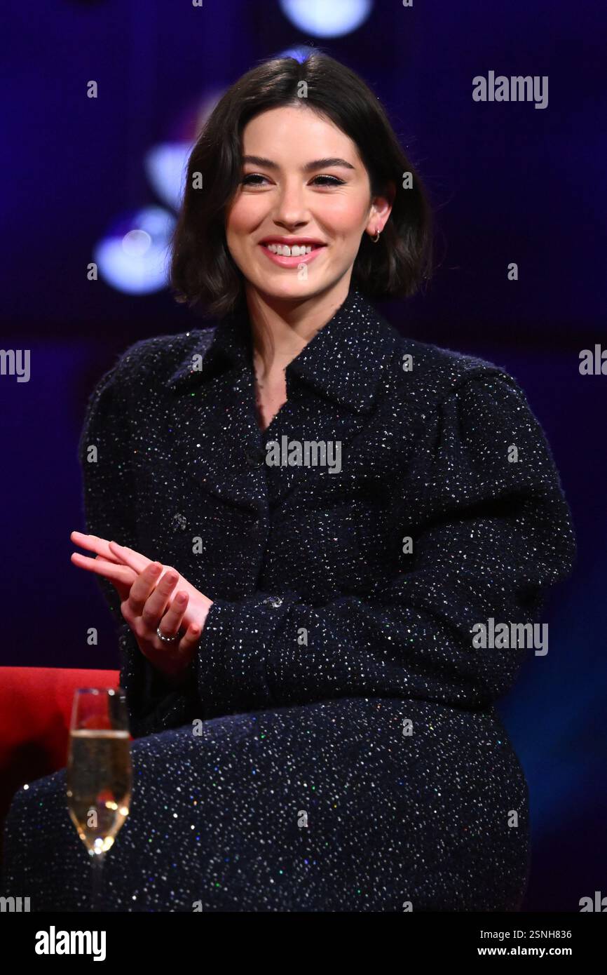 EDITORIAL USE ONLY Gracie Abrams during filming for the Graham Norton ...