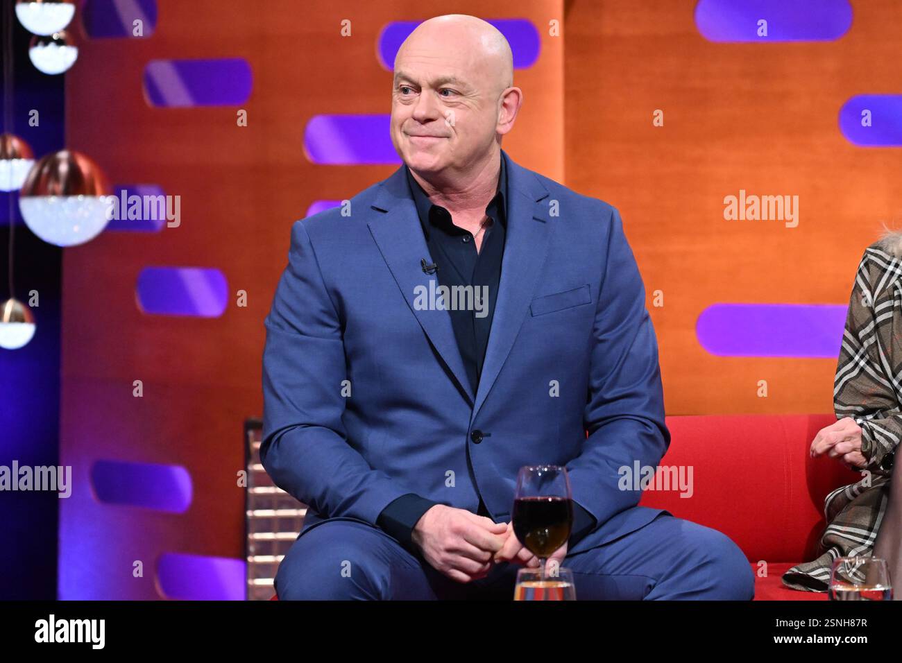 EDITORIAL USE ONLY Ross Kemp during filming for the Graham Norton Show ...