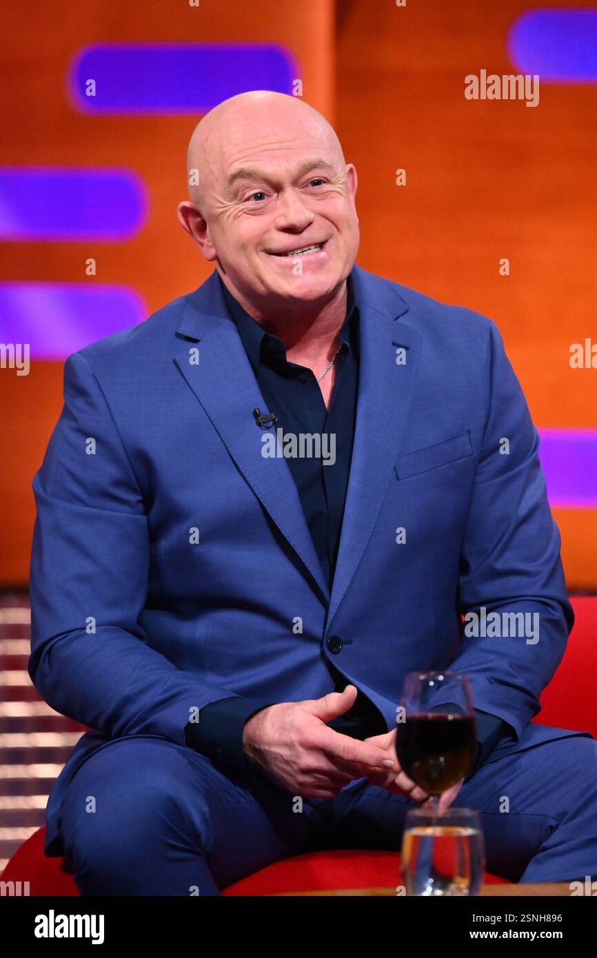 EDITORIAL USE ONLY Ross Kemp during filming for the Graham Norton Show ...