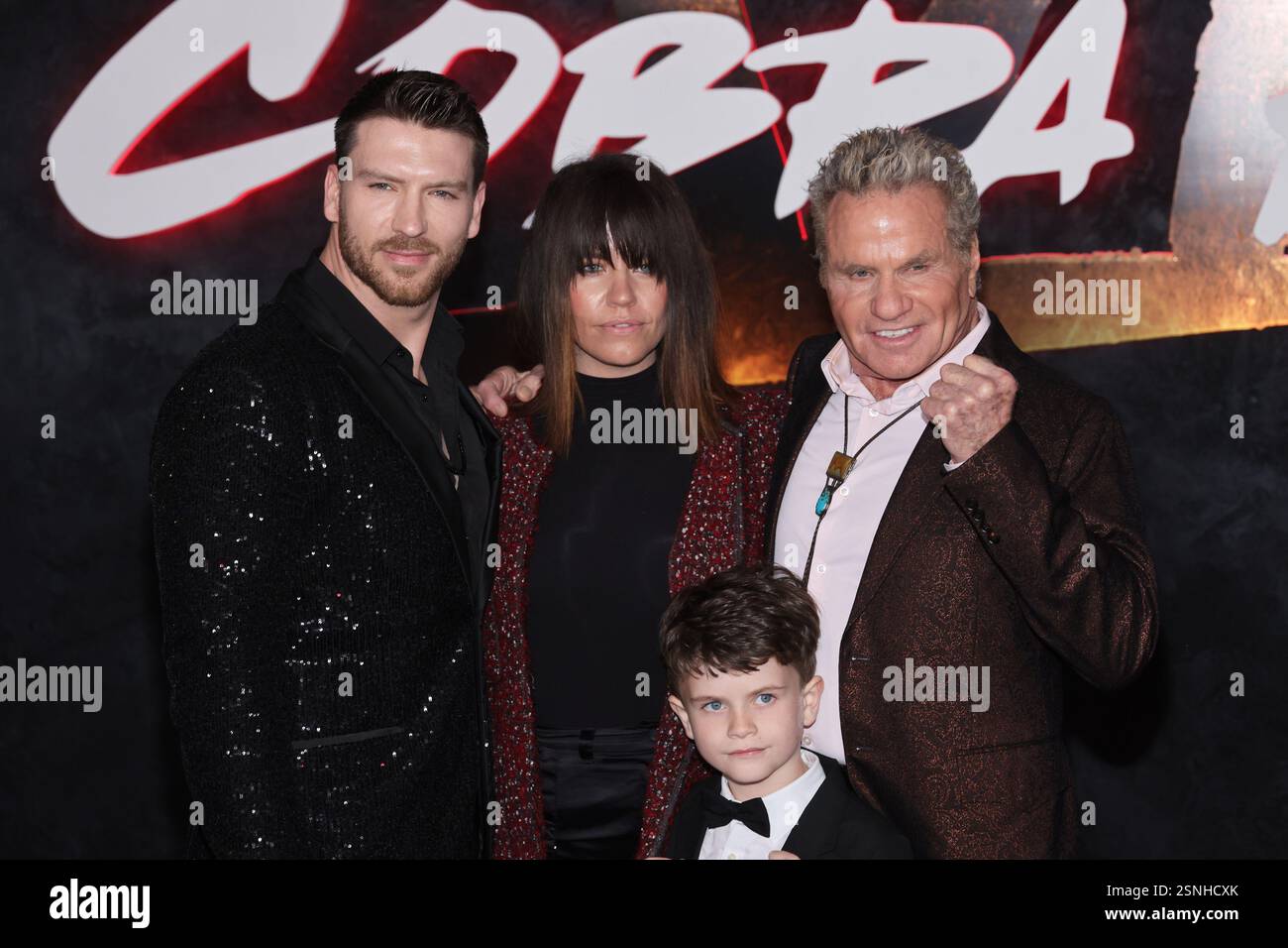 Los Angeles, USA. 13th Feb, 2025. Jesse Kove, Vivienne Kove, and Martin ...