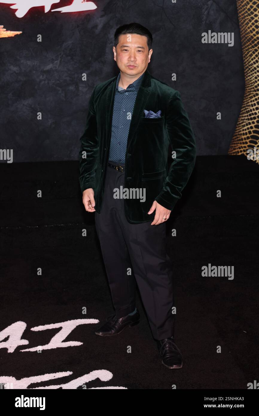Los Angeles, USA. 13th Feb, 2025. Brian Takahashi arrives at Netflix's ...
