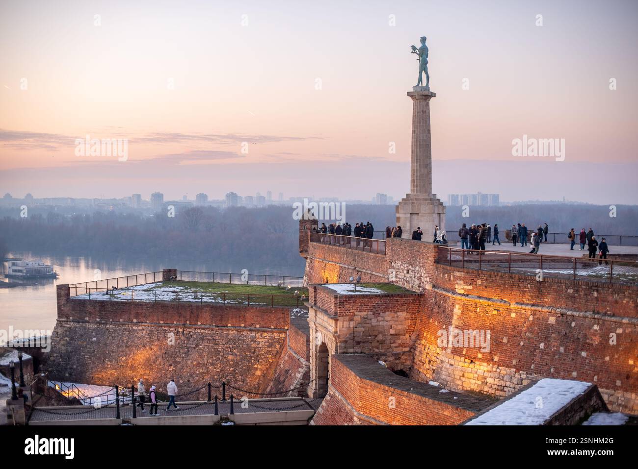Historic Belgrade Fortress in Kalemegdan park in Belgrade, capital of ...