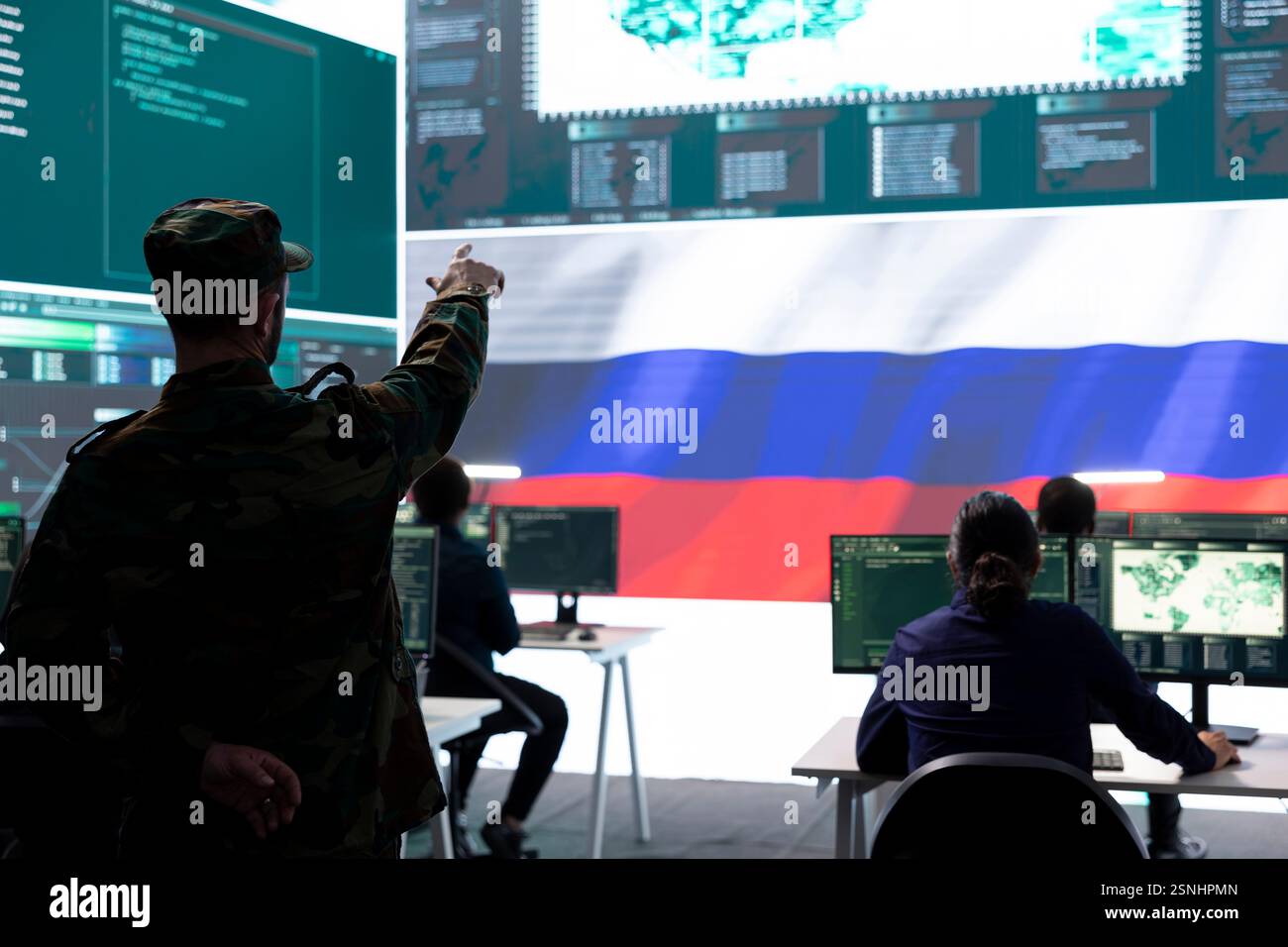 Russian military officer in high tech government agency spreading fake ...