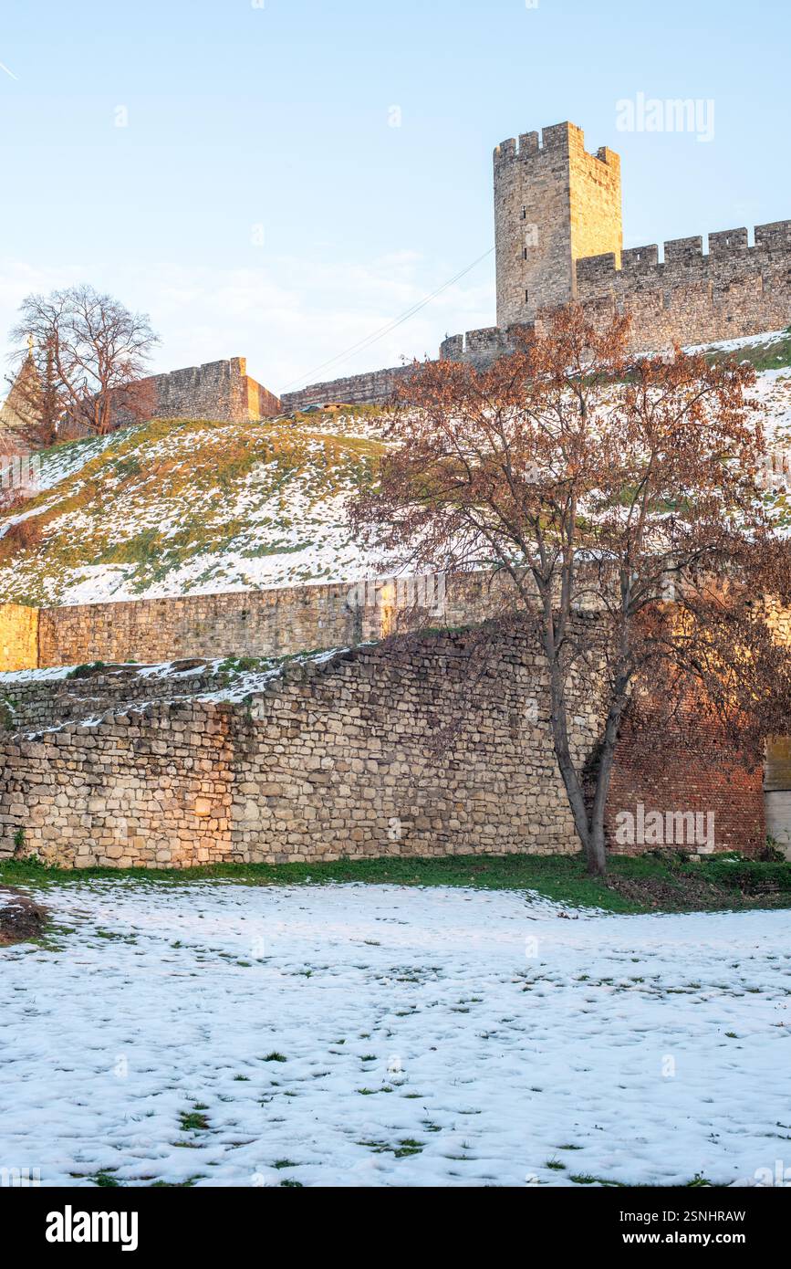 Historic Belgrade Fortress in Kalemegdan park in Belgrade, capital of ...