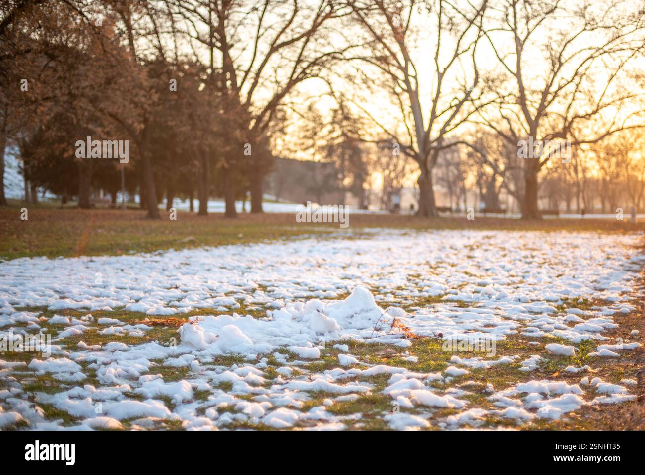 Kalemegdan park in Belgrade, capital of Serbia, in winter Stock Photo ...