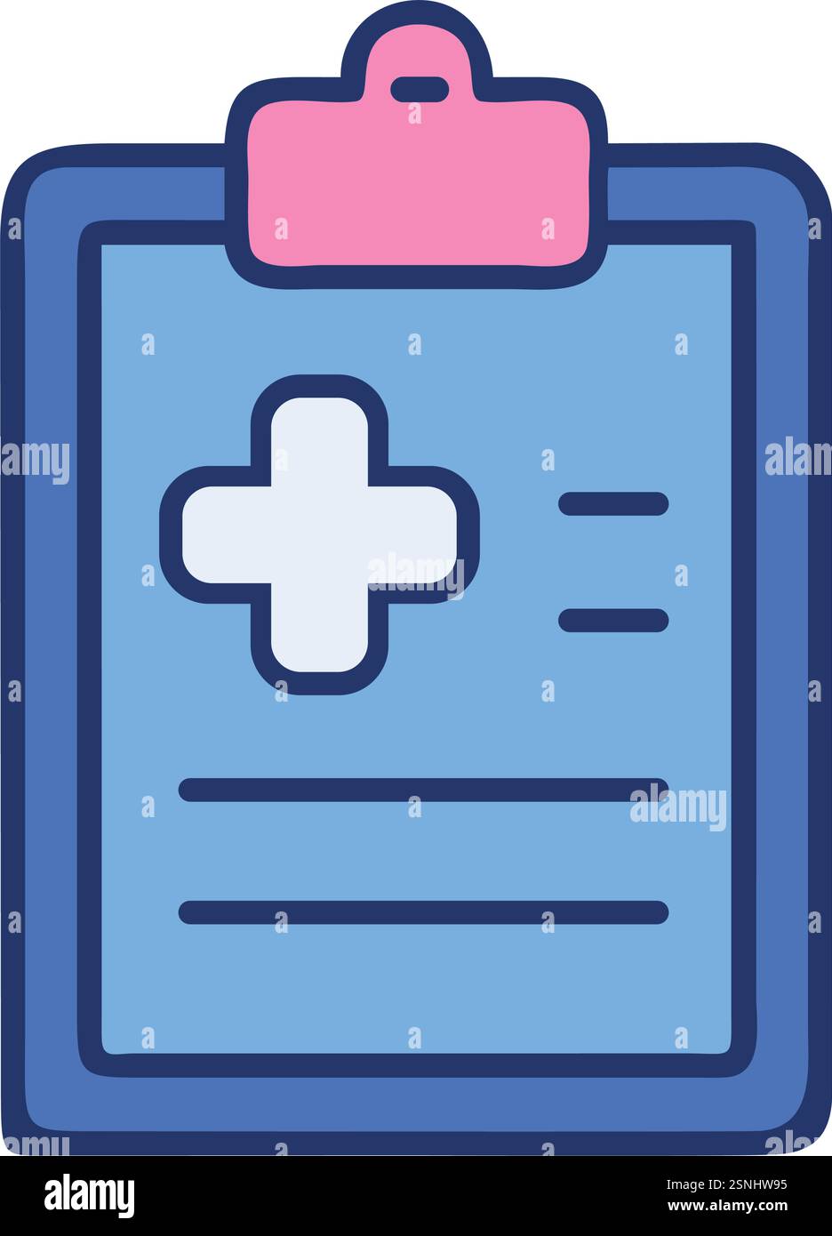 Psychiatry clipboard with cross symbol Stock Vector Image & Art - Alamy