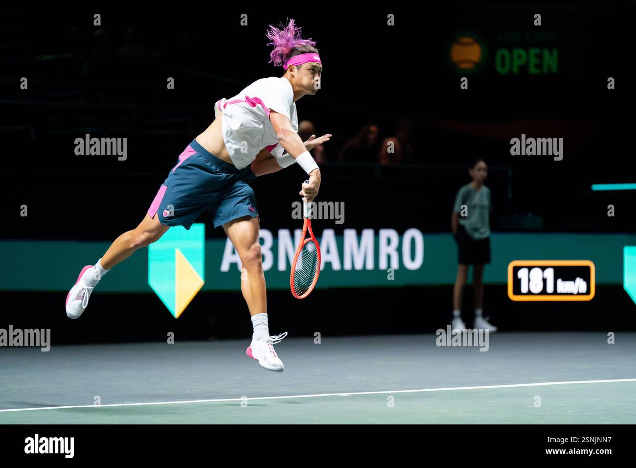 Rotterdam, Netherlands. 04th Feb, 2025. ROTTERDAM, NETHERLANDS - FEBRUARY 4: Zhizhen Zhang ...