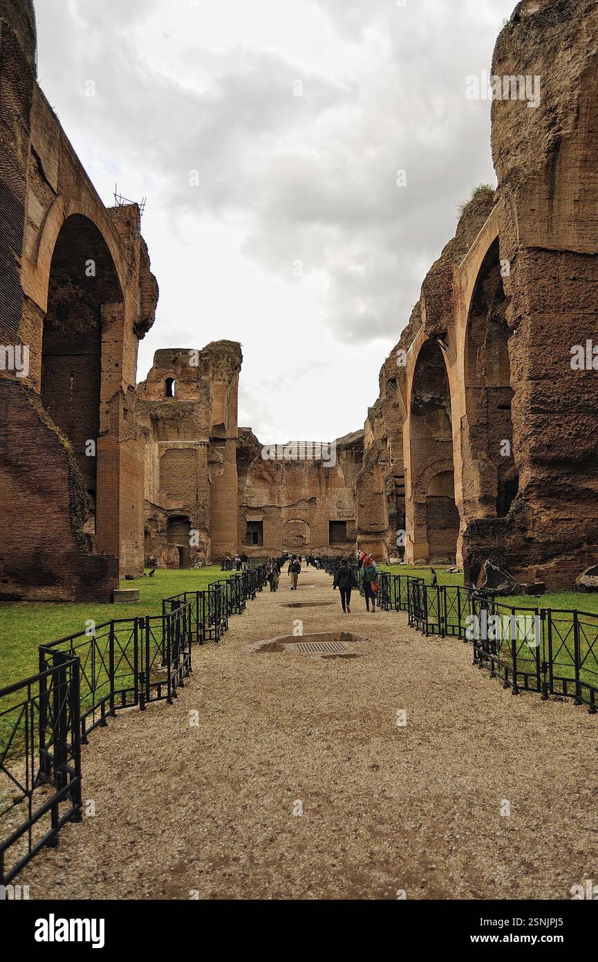 A picture of Caracalla's thermal bath in Rome Stock Photo - Alamy