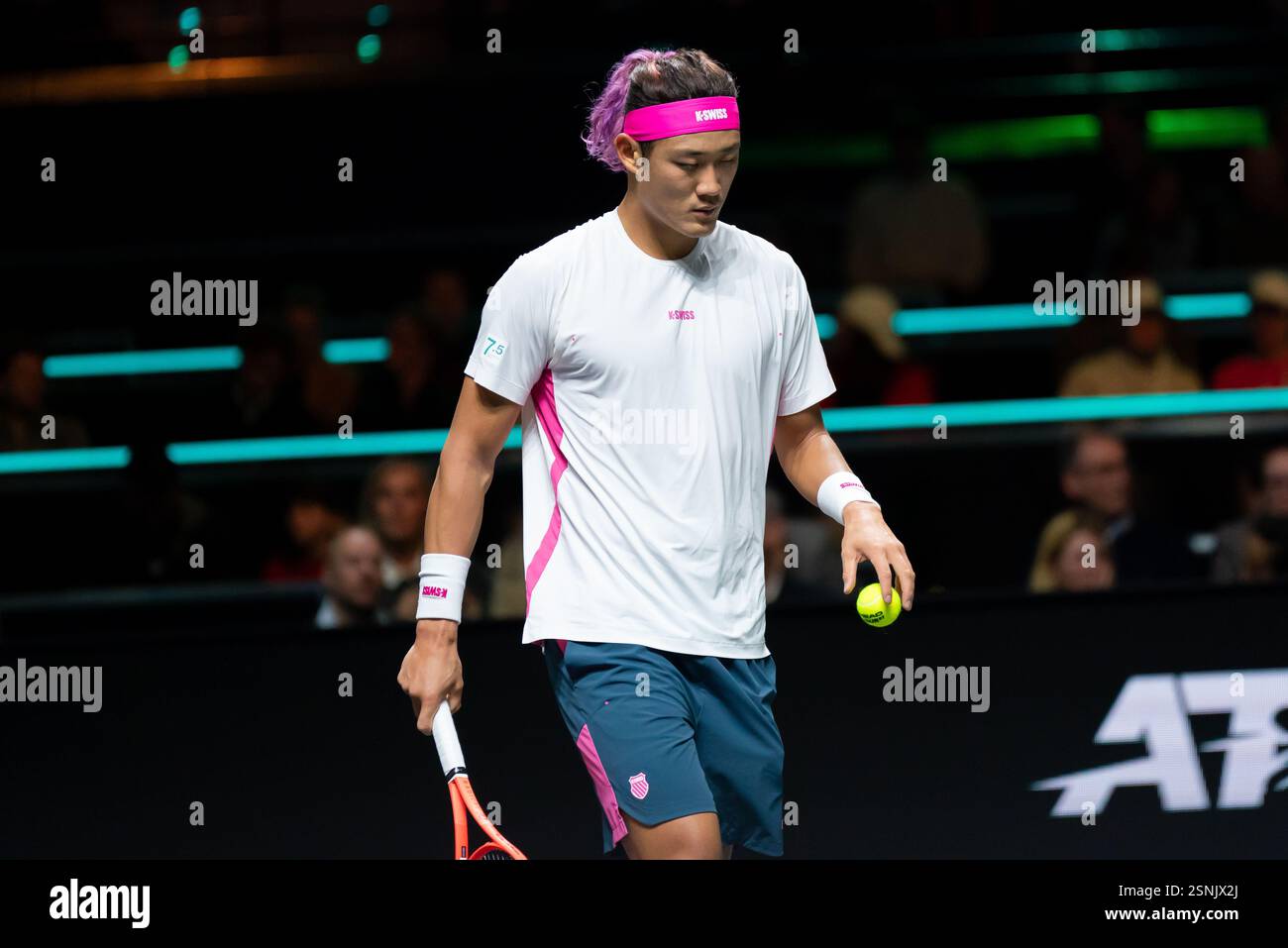 Rotterdam, Netherlands. 04th Feb, 2025. ROTTERDAM, NETHERLANDS - FEBRUARY 4: Zhizhen Zhang ...