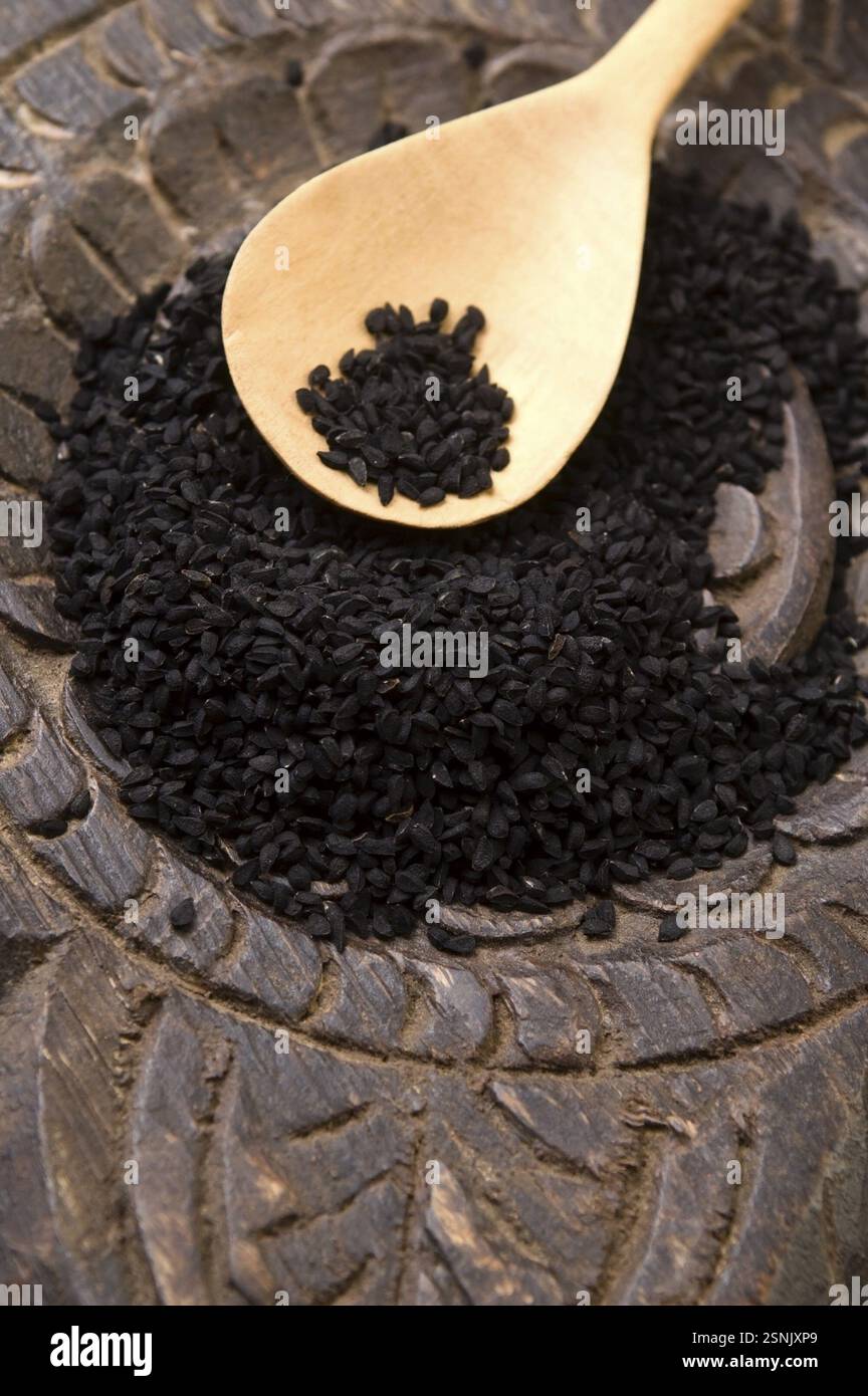 Nigella seeds, lodz, poland Stock Photo - Alamy