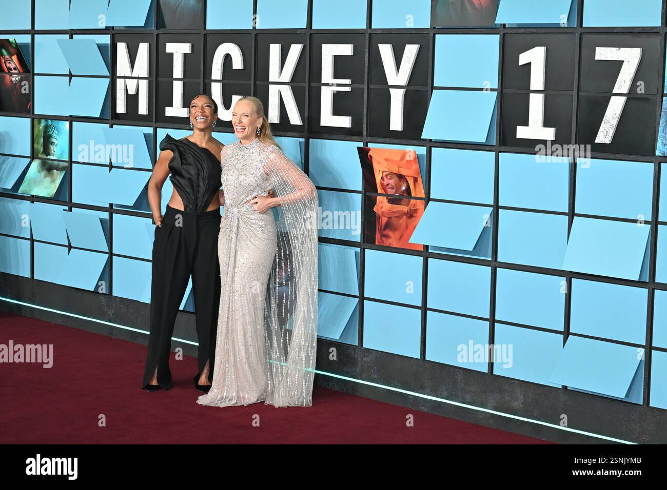 London, UK. 13th Feb, 2025. Naomi Ackie and Toni Collette at Mickey 17 ...