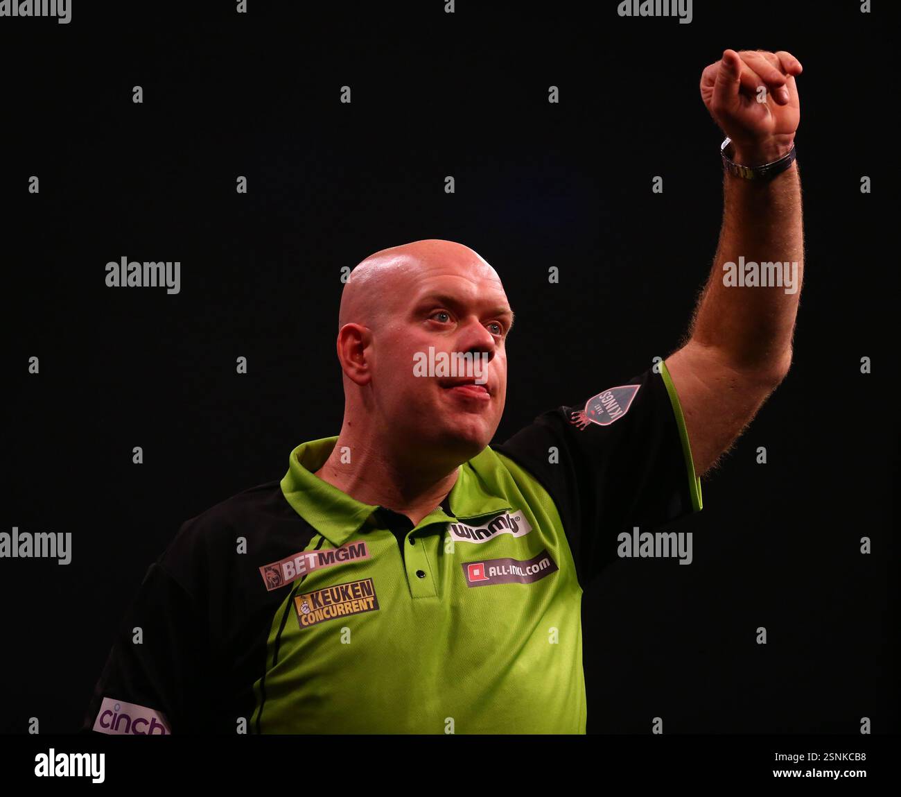 OVO Hydro, Glasgow, UK. 13th Feb, 2025. 2025 PDC Premier League Darts ...