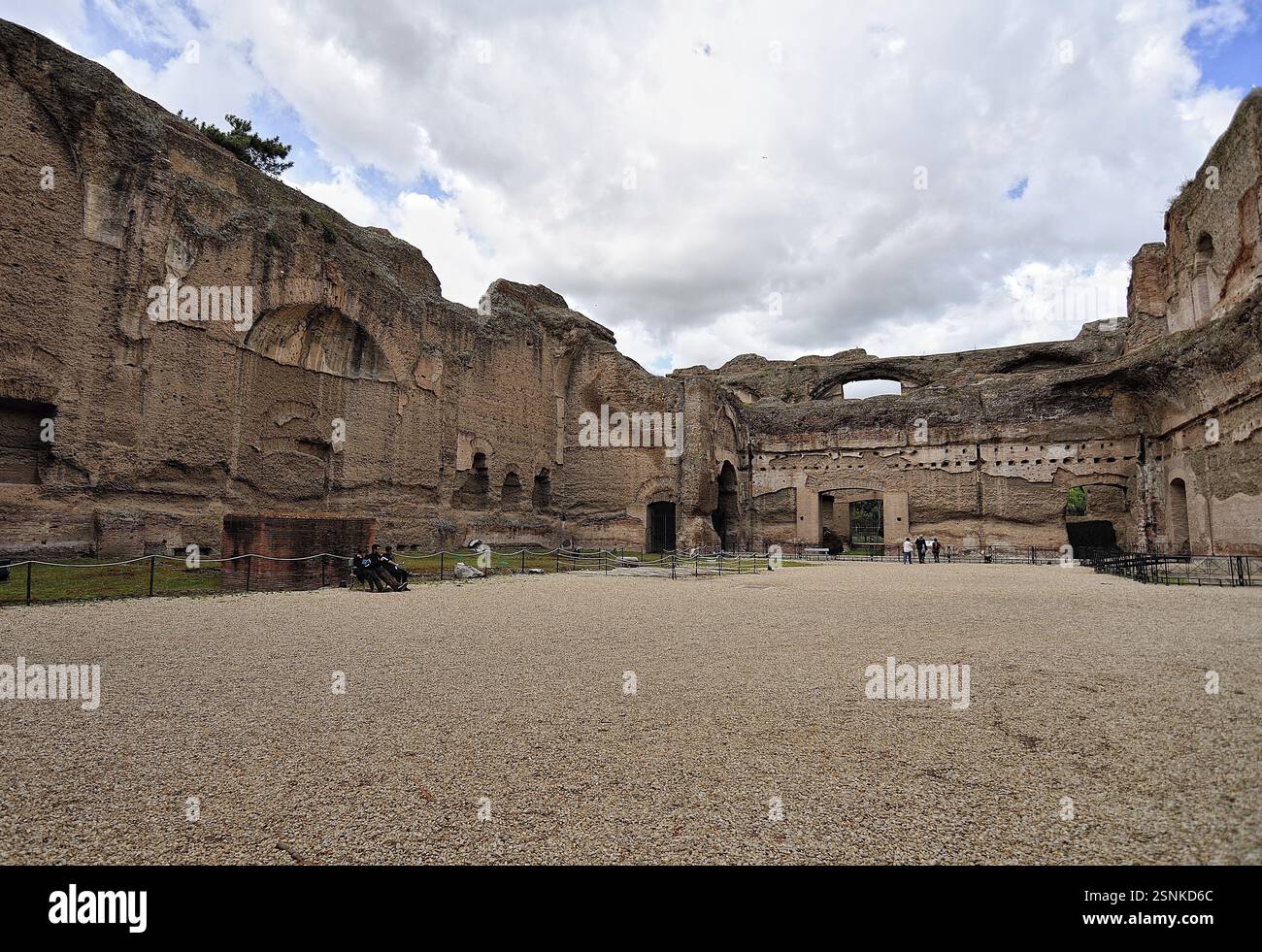 A picture of Caracalla's thermal bath in Rome Stock Photo - Alamy