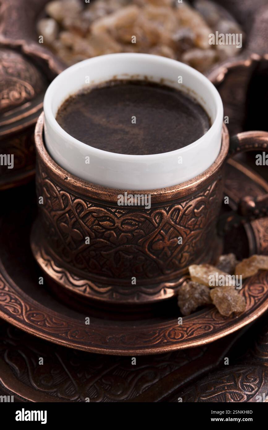 Turkish coffee, lodz, poland Stock Photo - Alamy