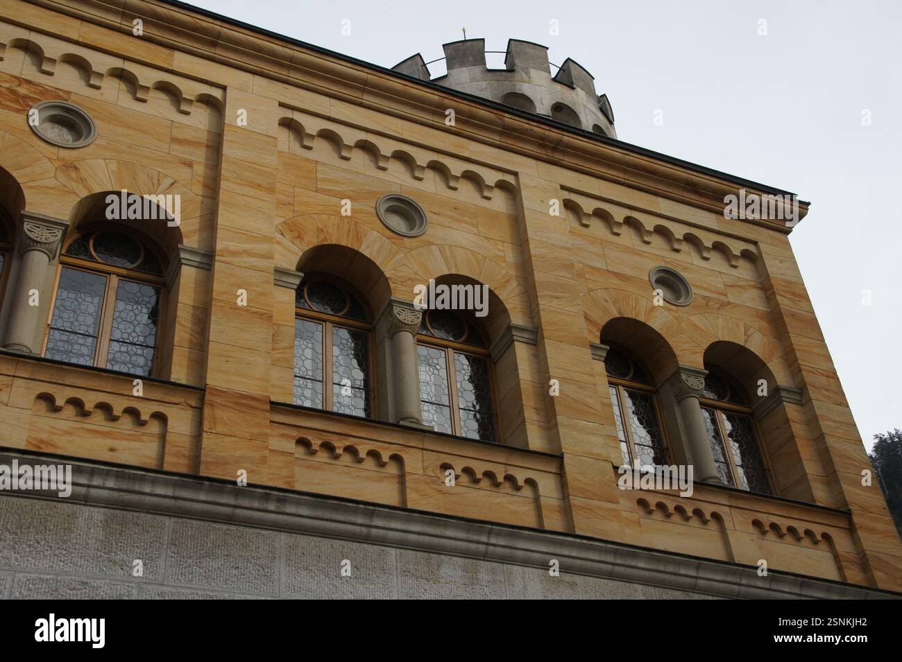 Neuschwanstein, a fairytale castle in Germany, Munich, is a popular ...