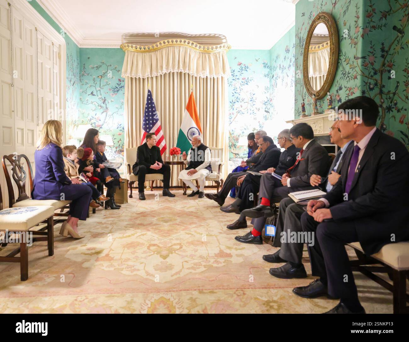 Washington, United States. 13th Feb, 2025. Indian Prime Minister ...