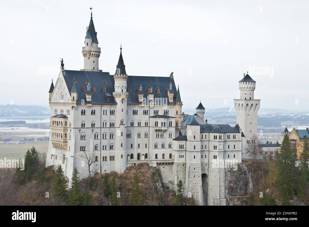 King Ludwig II of Bavaria built Neuschwanstein Castle, a 19th-century ...