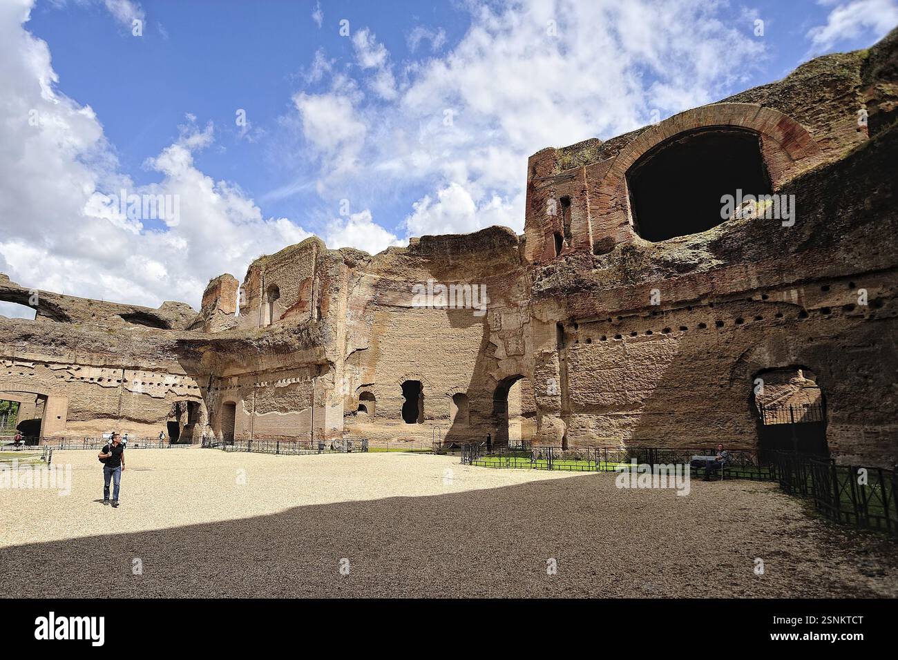 A picture of Caracalla's thermal bath in Rome Stock Photo - Alamy