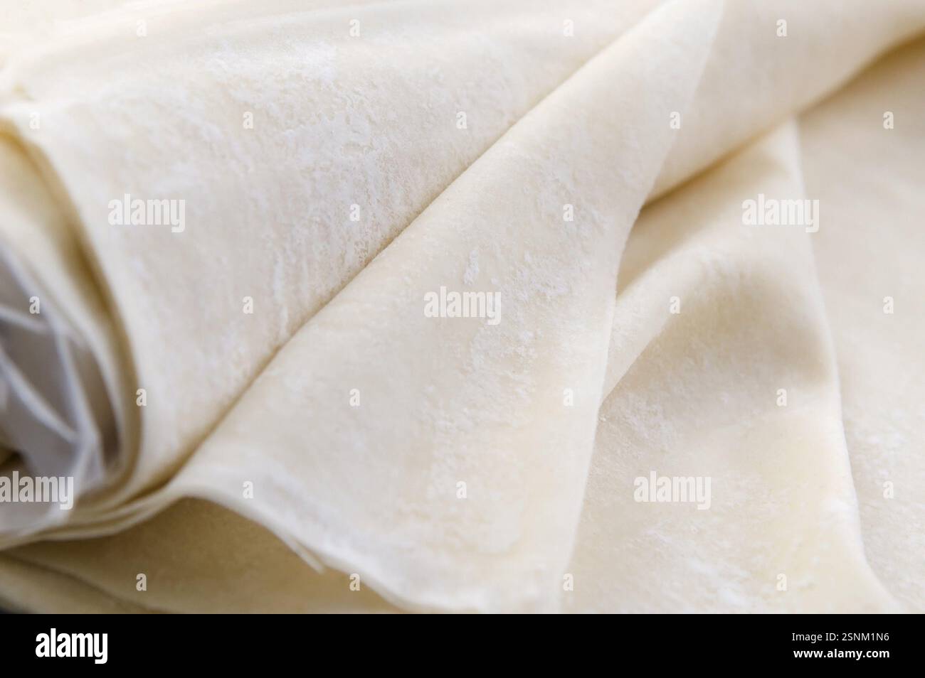 Filo - ready made dough leaves, fillo, phyllo, lodz, poland Stock Photo ...