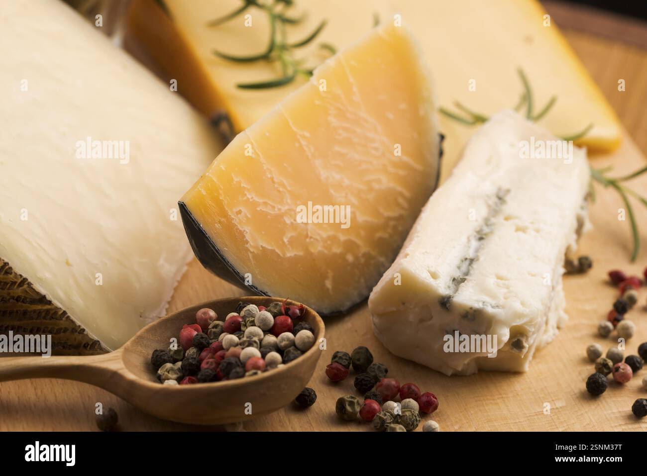 Various types of cheese Stock Photo - Alamy