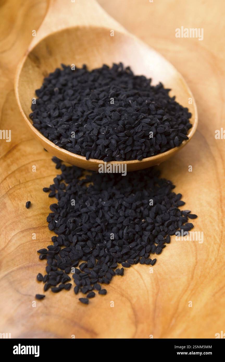Nigella seeds, lodz, poland Stock Photo - Alamy