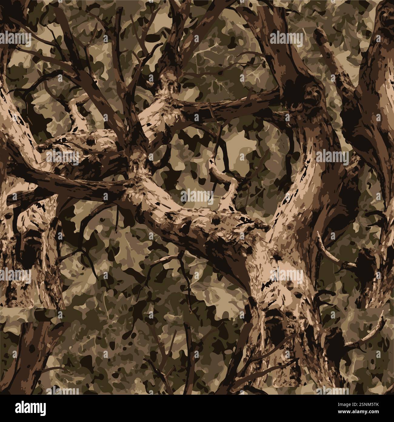 vector mossy oak camouflage, tree bark camo Stock Vector Image & Art ...