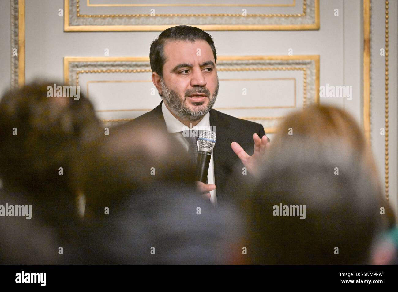 Paris, France. 13th Feb, 2025. Syria's Minister of Foreign Affairs ...