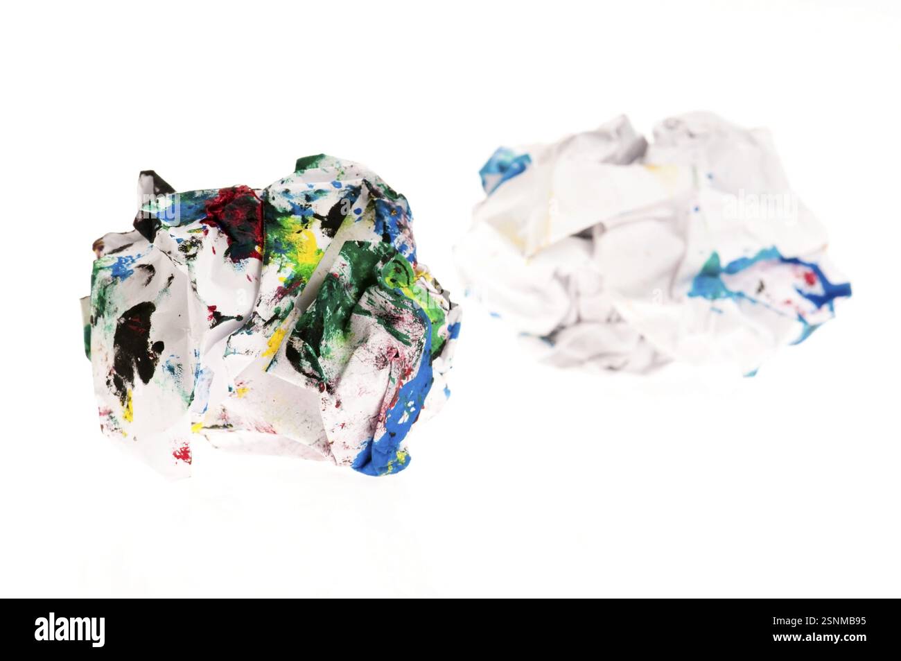 Crumpled colored paper Cut Out Stock Images & Pictures - Alamy