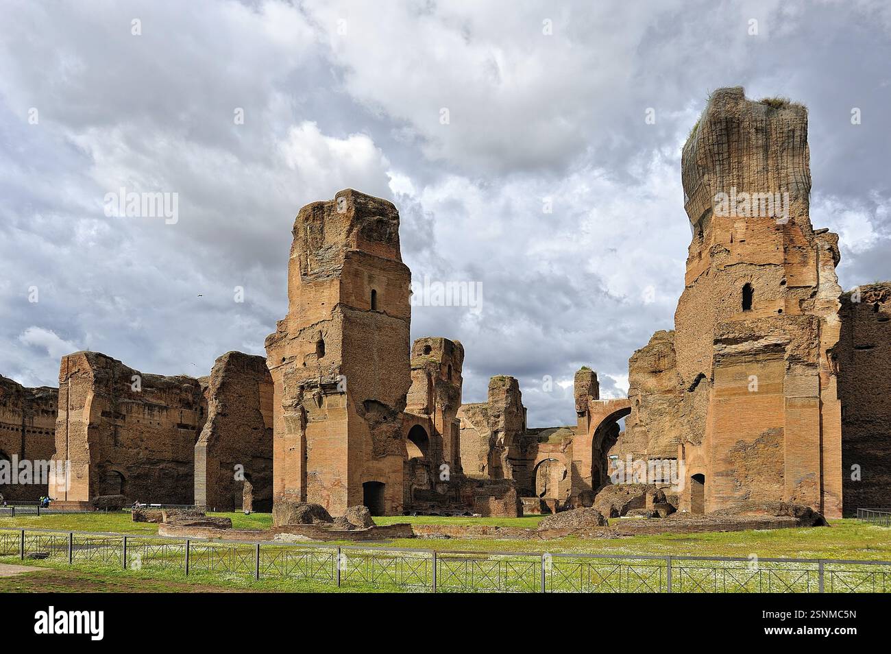 A picture of Caracalla's thermal bath in Rome Stock Photo - Alamy