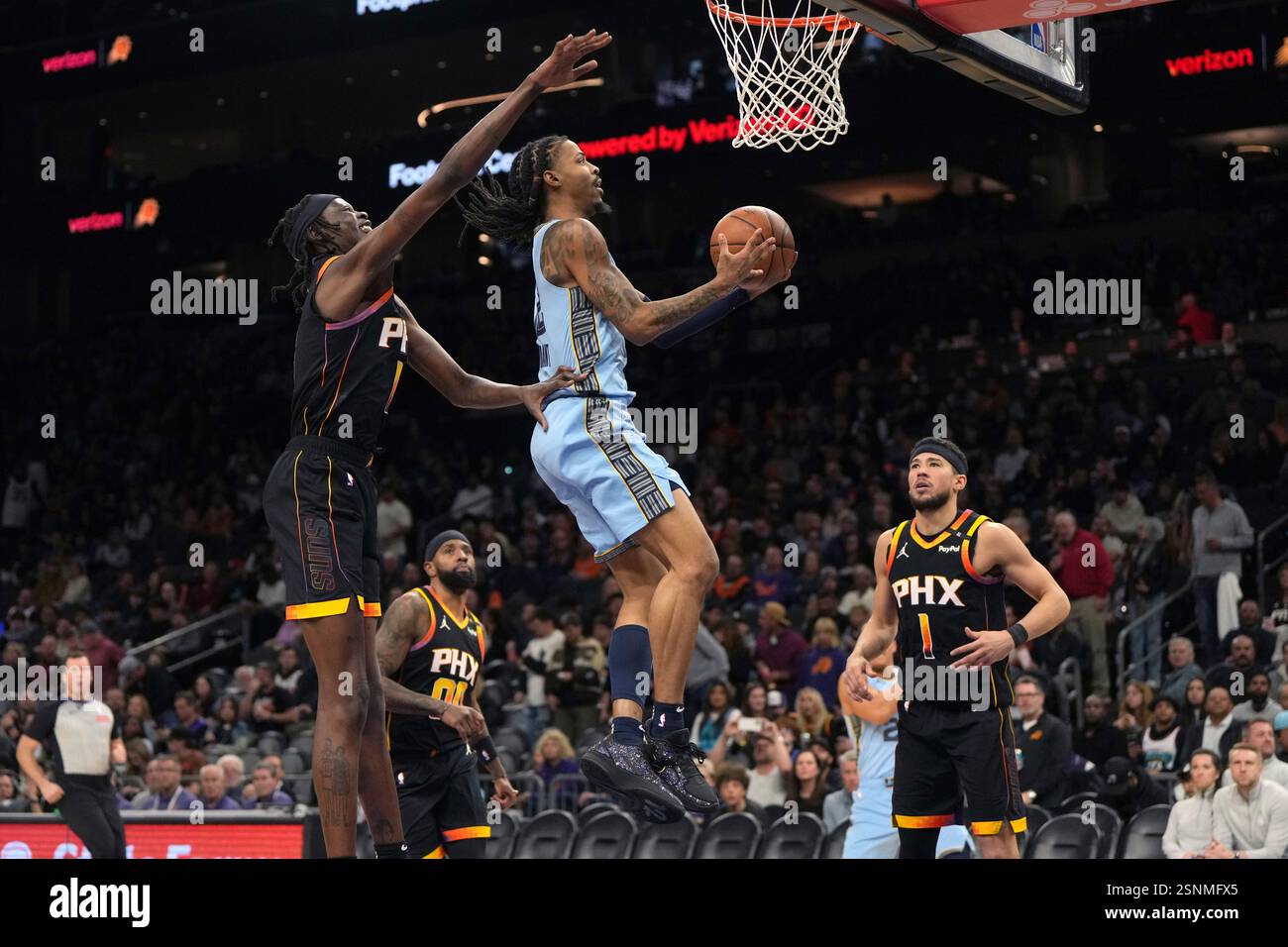 Memphis Grizzlies guard Ja Morant (12) during the first half of an NBA ...
