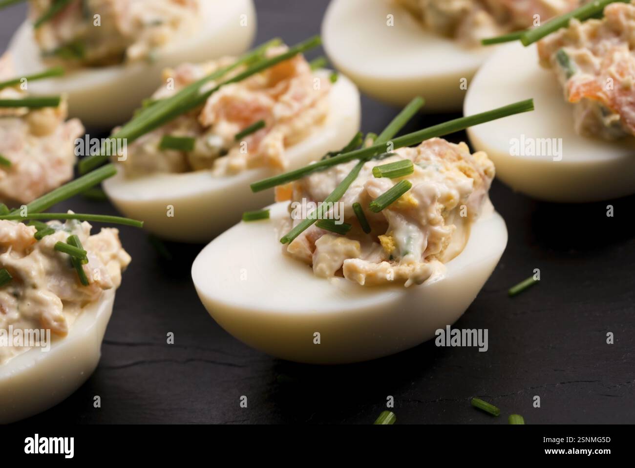 Smoked salmon starters hi-res stock photography and images - Alamy