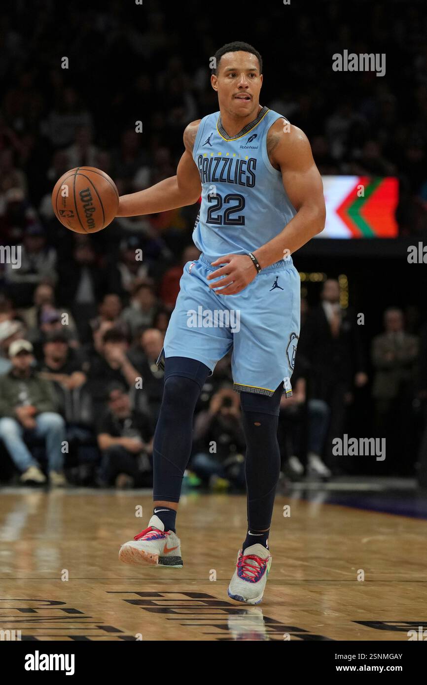 Memphis Grizzlies guard Desmond Bane (22) during the first half of an ...