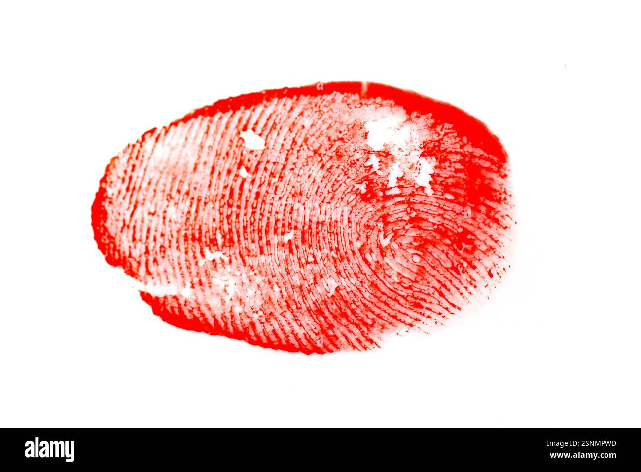 Bloody fingerprint. Crime and murder symbol. Fingerprint symbol on a ...