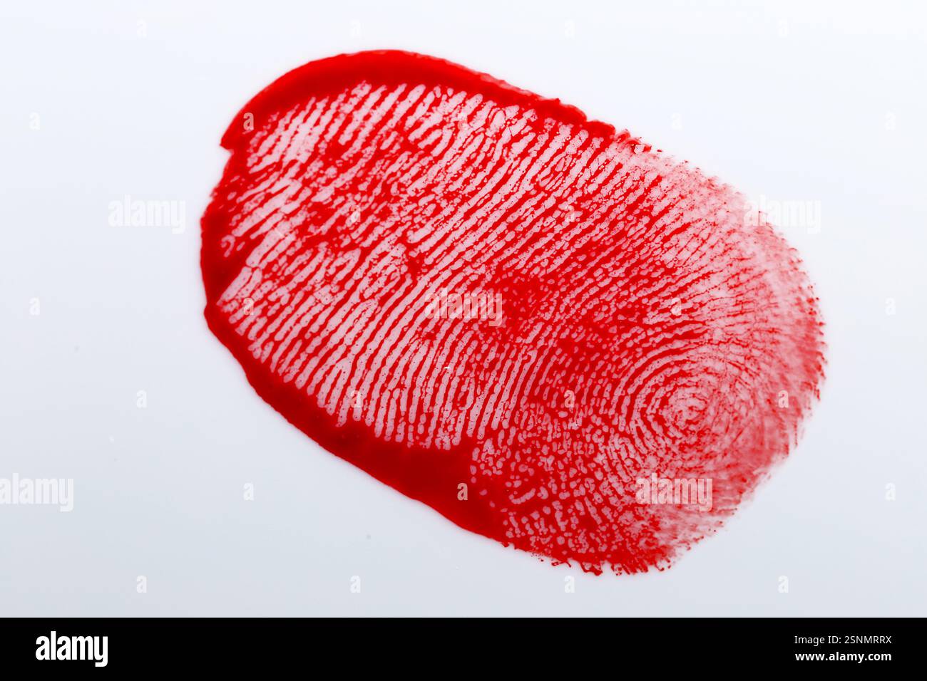 Bloody fingerprint. Bloody trail.trace of crime. Crime and murder ...