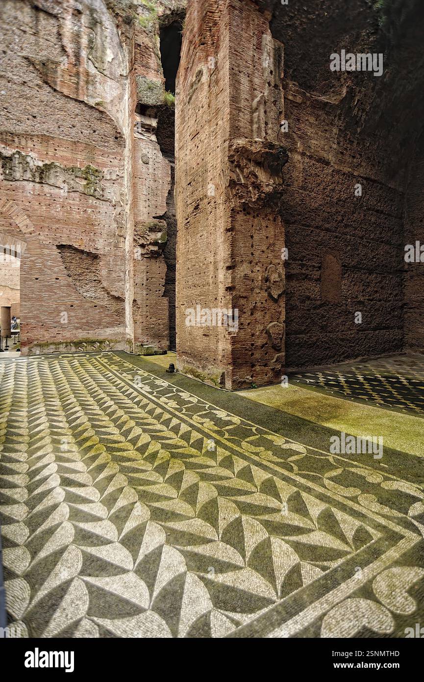 A picture of Caracalla's thermal bath in Rome Stock Photo - Alamy