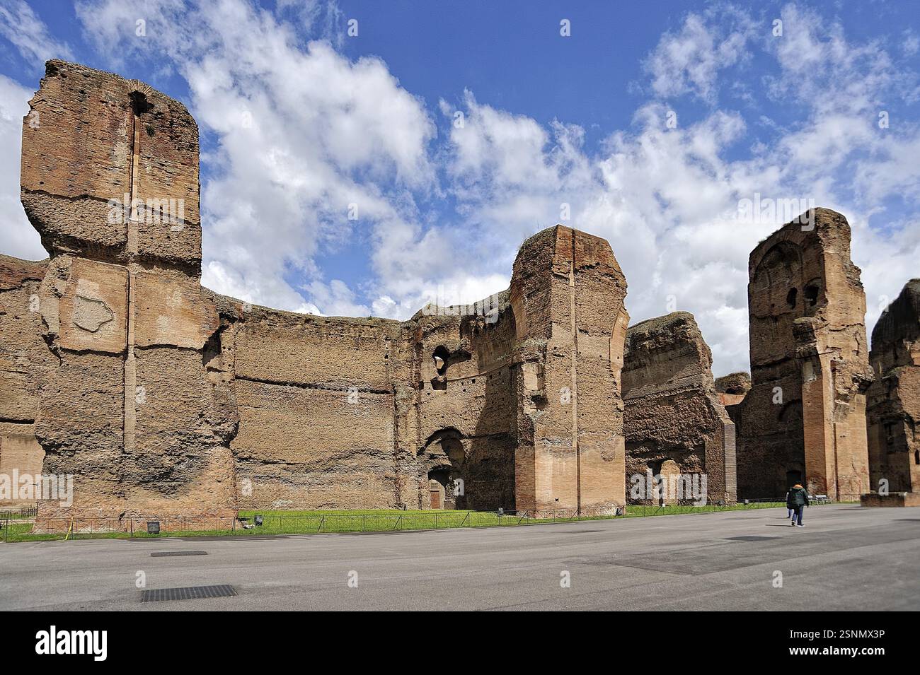 A picture of Caracalla's thermal bath in Rome Stock Photo - Alamy