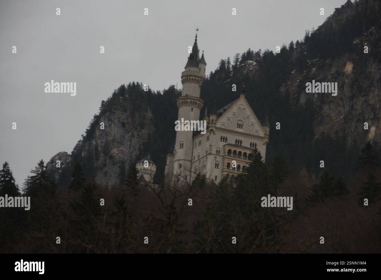 Germany, Munich's Neuschwanstein Castle, a dreamy Bavarian wonder, is a ...