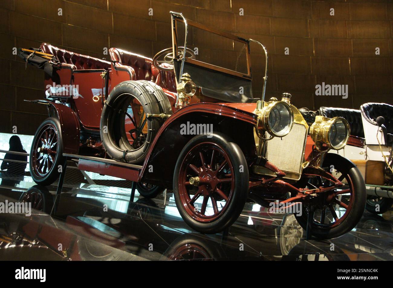 The Mercedes-Benz Museum in Stuttgart, Germany, houses a vintage car ...