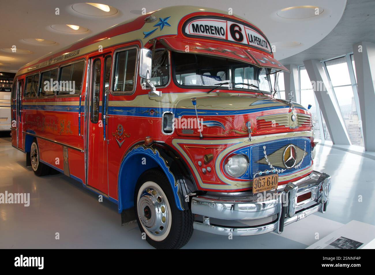 A vintage Mercedes-Benz LO 1112 bus in Germany, Munich boasts vibrant ...