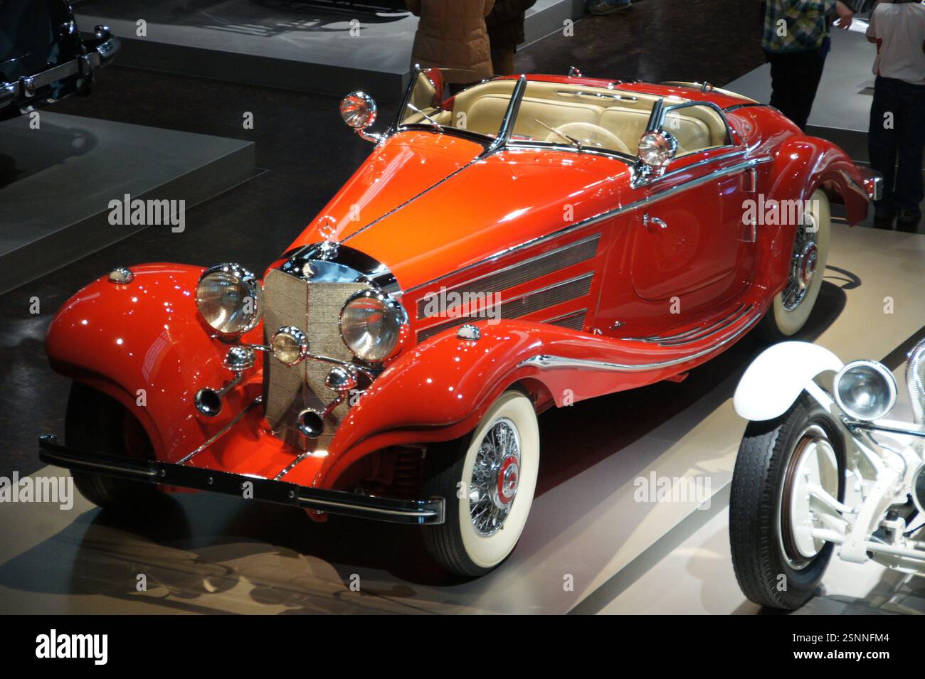 Germany, Munich. Classic Mercedes-Benz Roadster. A timeless design with ...