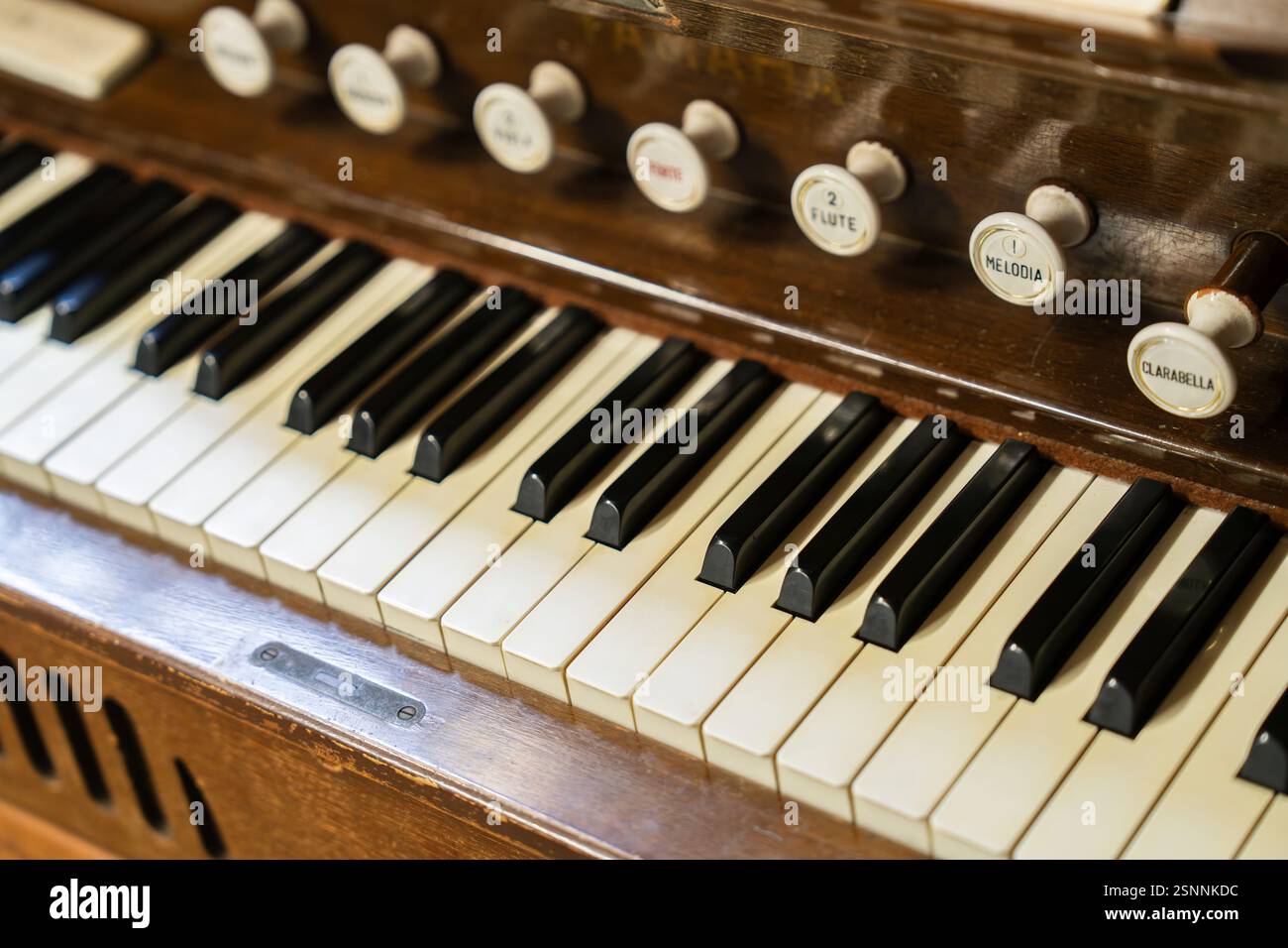 Old organ at primary school Stock Photo - Alamy