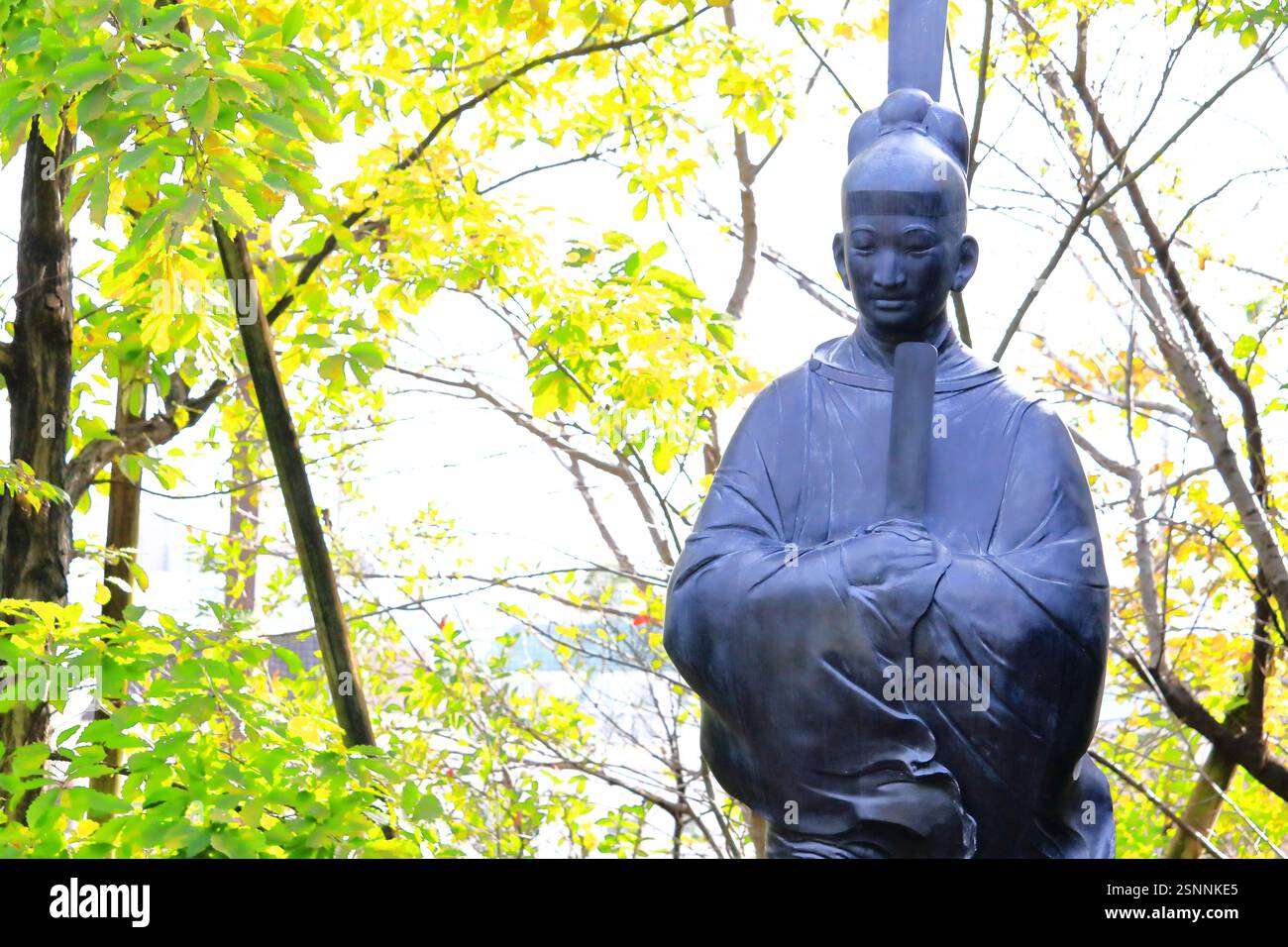 Statue of Prince Shotoku in Philosophical Hall Park Stock Photo - Alamy