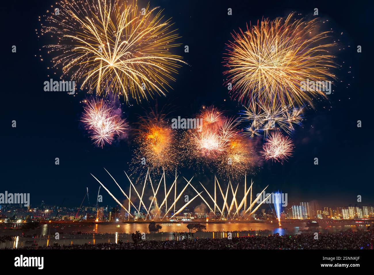 Adachi Fireworks Festival Tokyo, Japan Stock Photo - Alamy