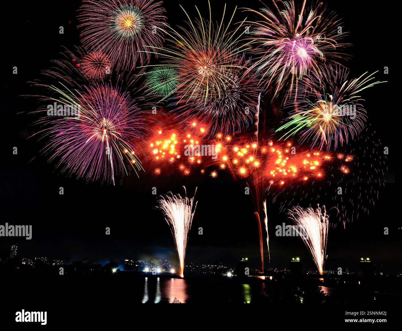 Chofu Fireworks Display Tokyo Stock Photo - Alamy