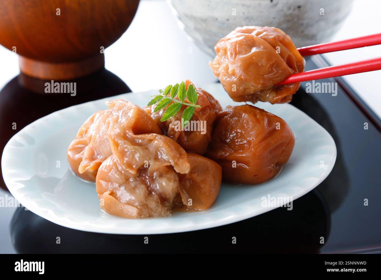 Dried plum, Umeboshi Stock Photo - Alamy