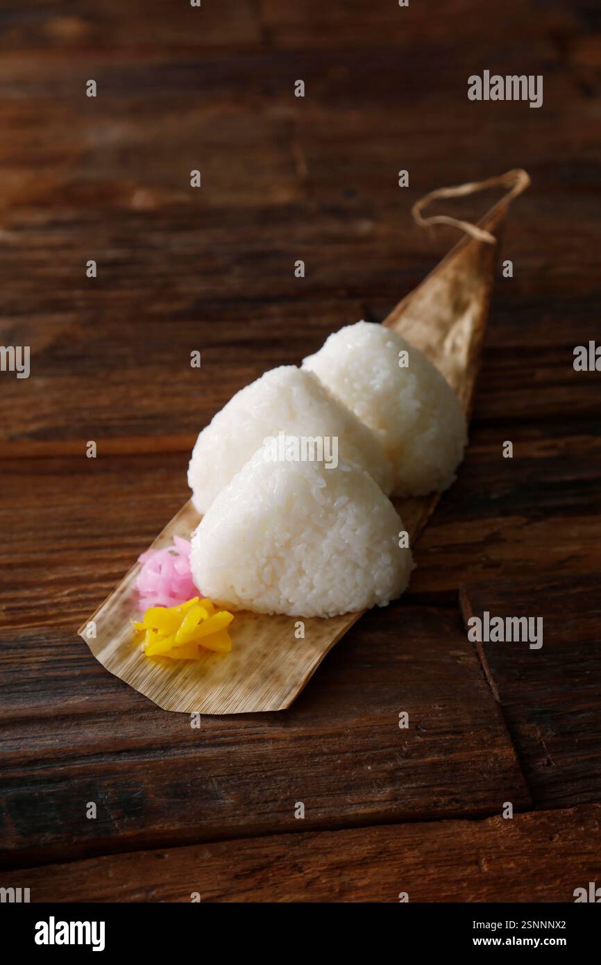 Salted rice ball Stock Photo - Alamy