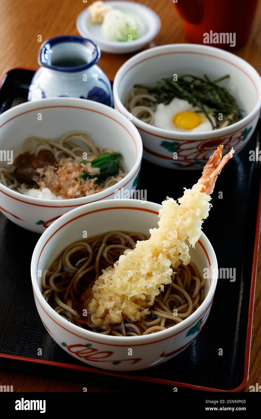 Tempura soba set Stock Photo - Alamy