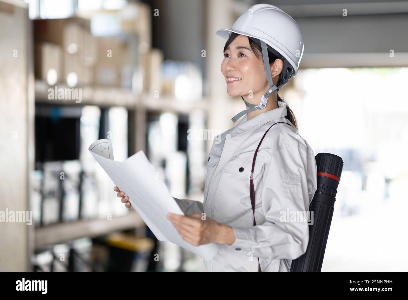 Portraits of women in work clothes Stock Photo - Alamy