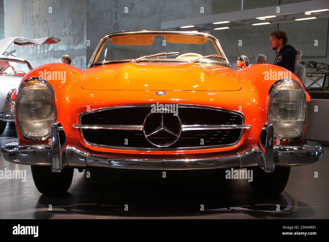 The Mercedes-Benz 300 SL Gullwing coupe, Germany, Munich, is an iconic ...