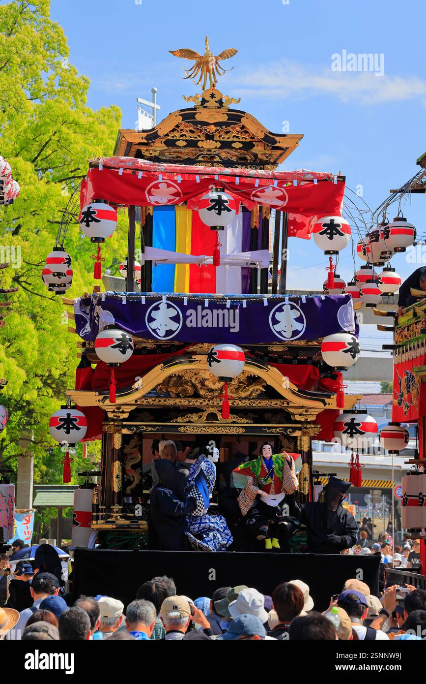 Chiryu Festival float bunraku Chiryu-shi, Aichi Prefecture Stock Photo ...
